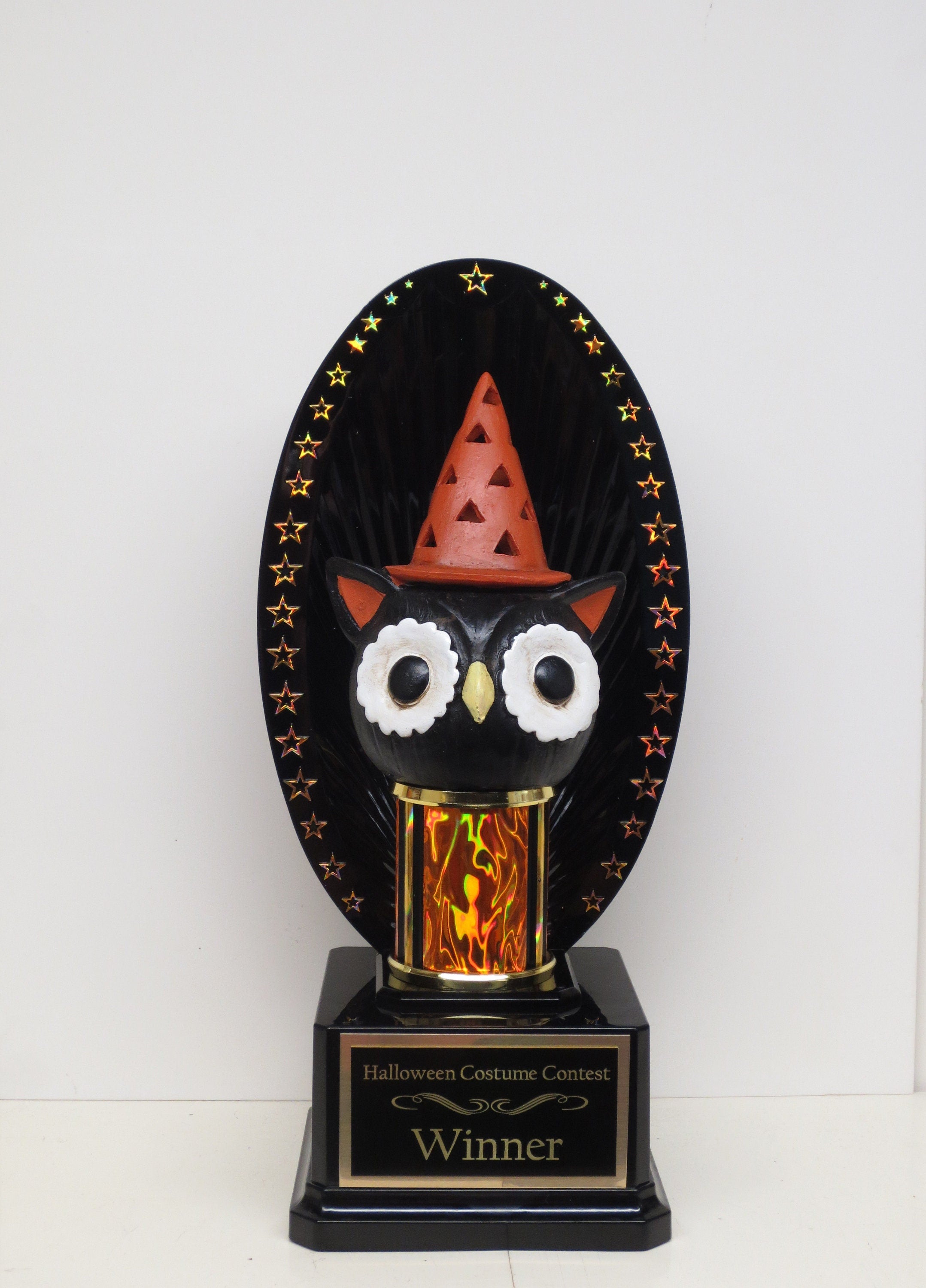 Halloween Trophy Owl Trophies Best Costume Contest Pumpkin Carving Con ...