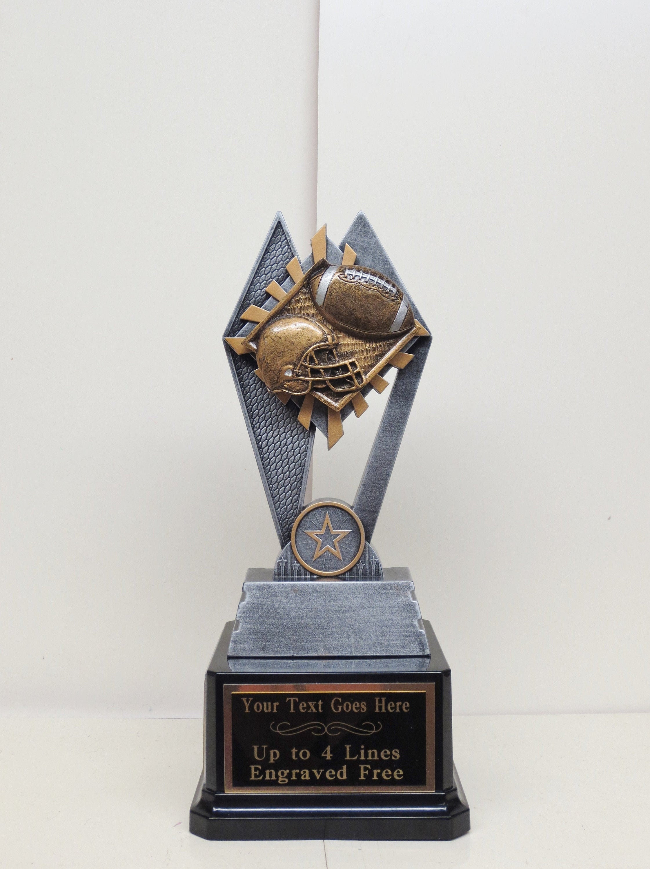 Fantasy Football League Trophy FFL Champ Champion Winner Fantasy Leagu ...