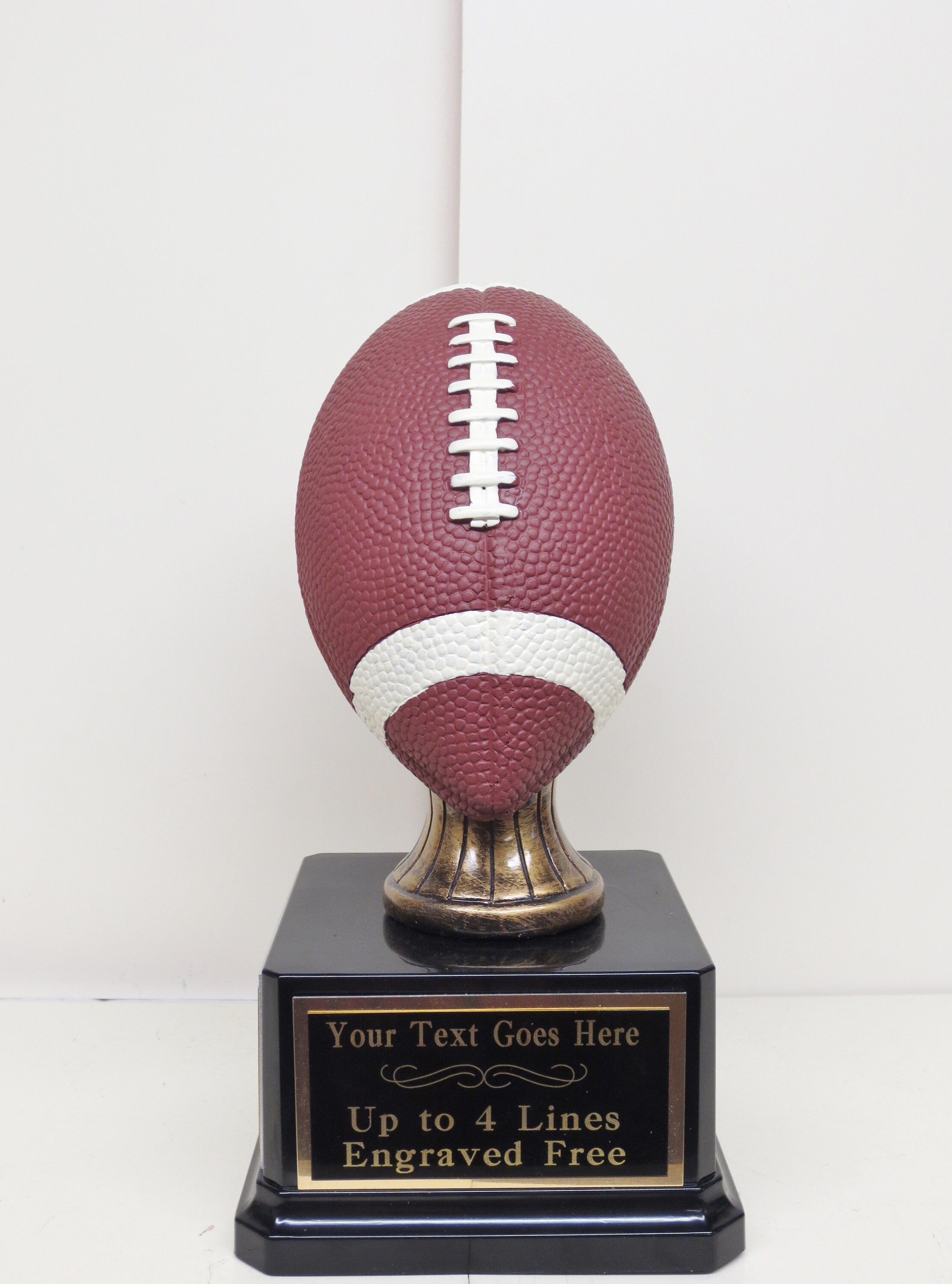 Fantasy Football Trophy Custom FFL Trophy Full Color Realistic Footbal ...