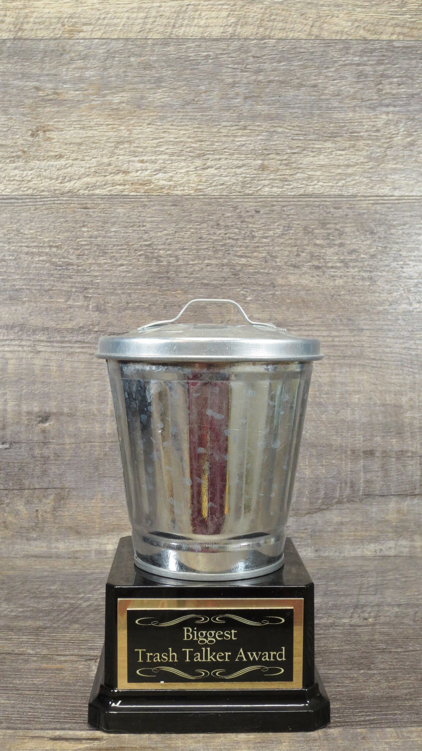 Funny Trophy Trash Talker Award Garbage Can Take Out The Trash Fantasy ...