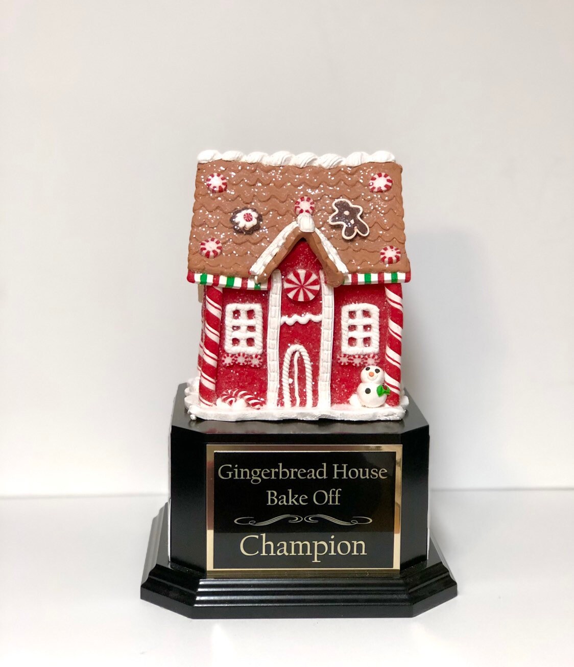 Gingerbread House Trophy Perpetual Christmas Cookie Decorating Bake Of ...