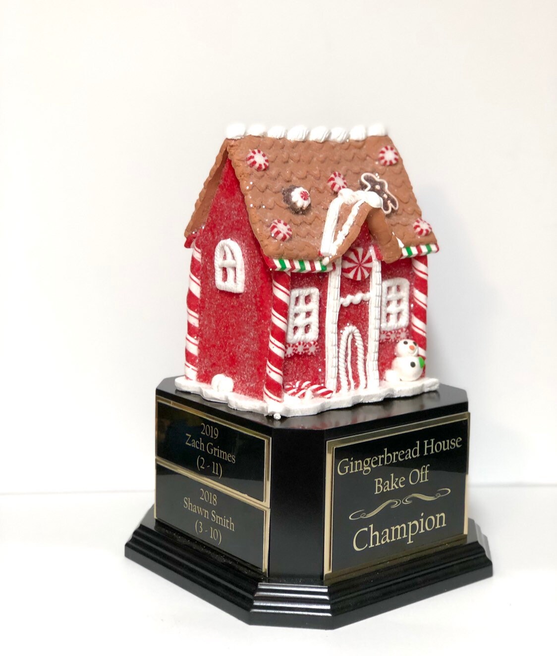 Gingerbread House Trophy Perpetual Christmas Cookie Decorating Bake Of ...
