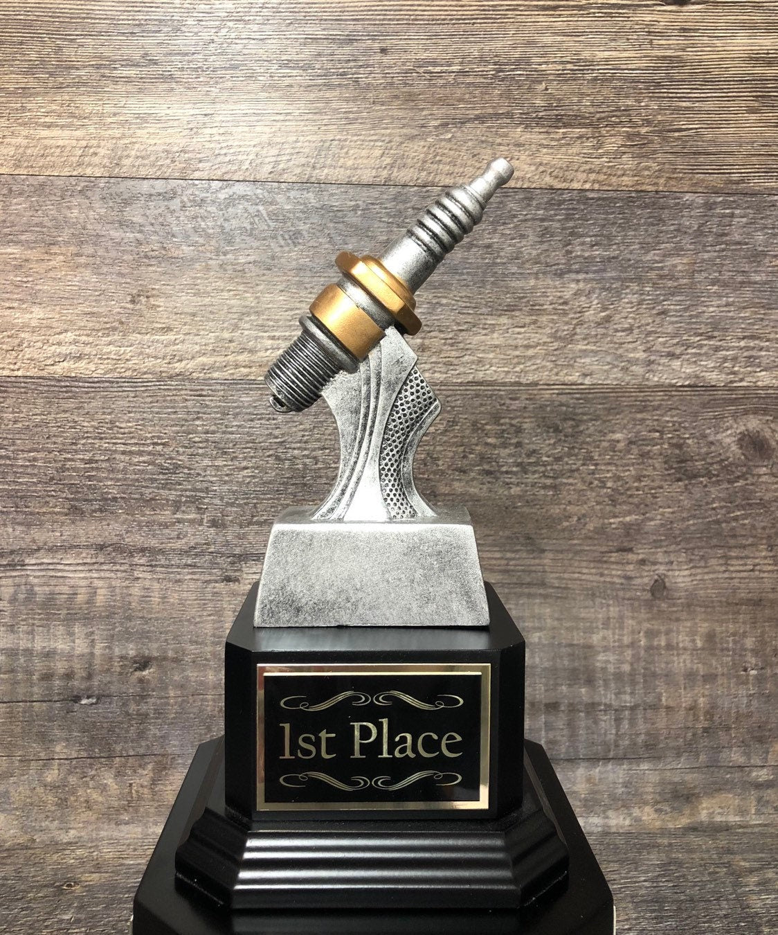 Car Show Perpetual Trophy Racing Trophy Spark Plug Hot Rod Trophy Awar ...