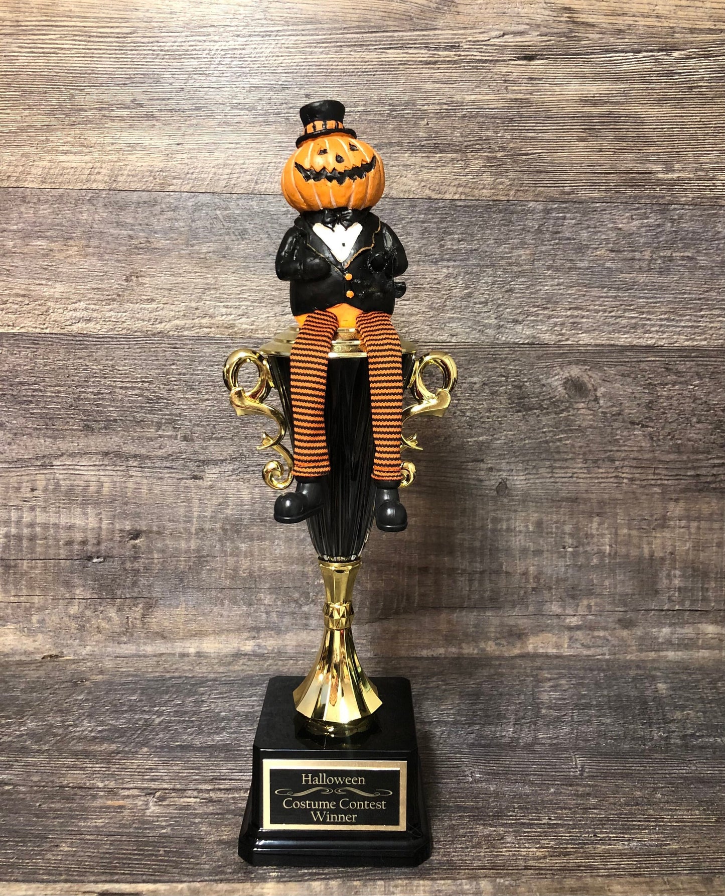 Halloween Trophy Pumpkin Carving Contest Winner Costume Contest Dangle ...