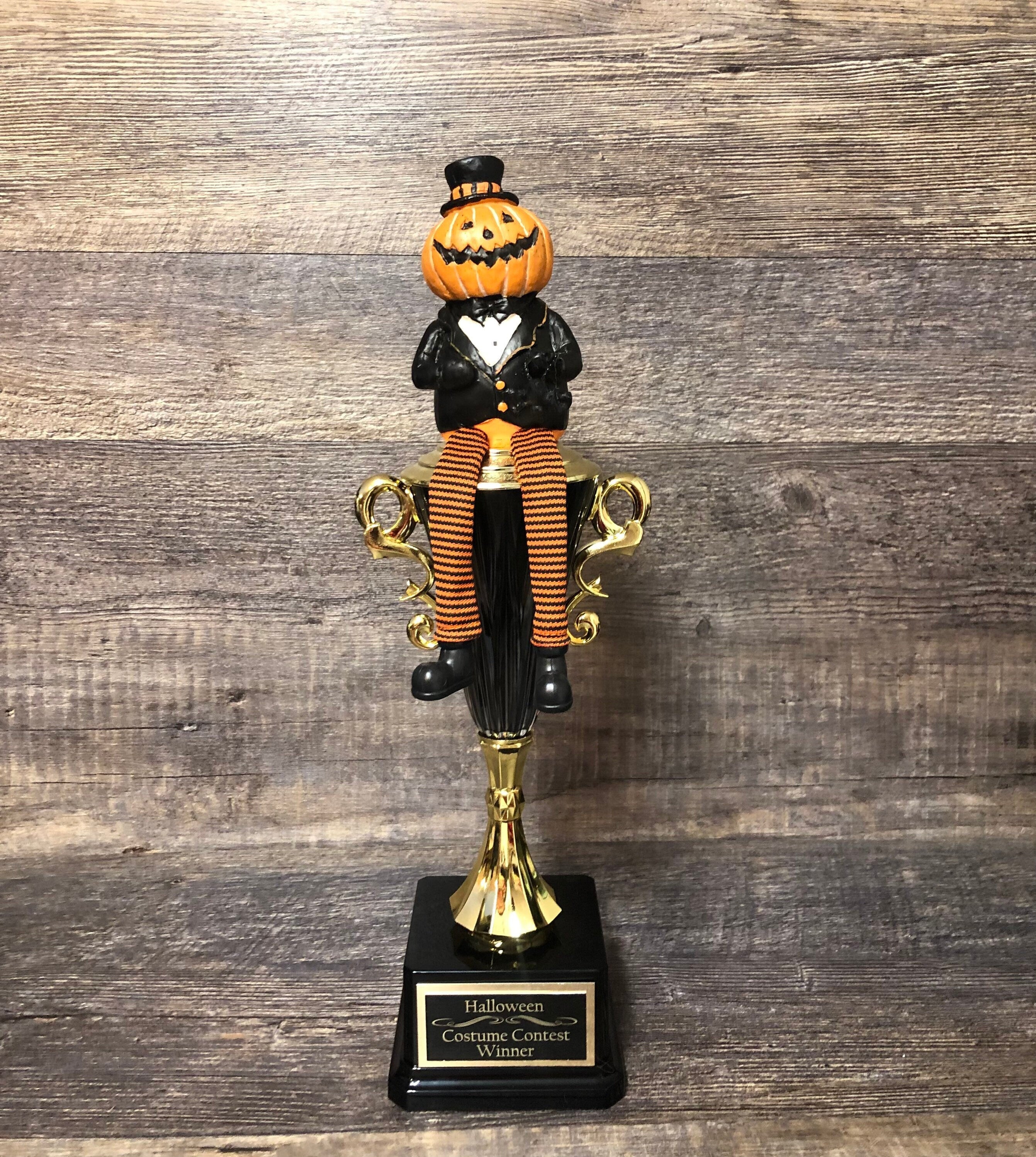 Halloween Trophy Pumpkin Carving Contest Winner Costume Contest Dangle ...